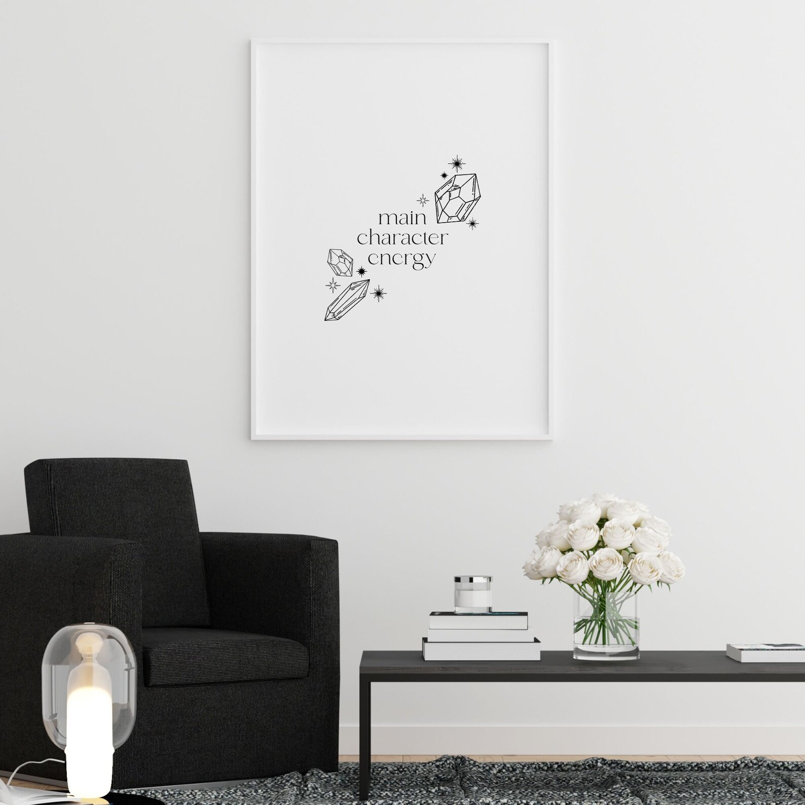 Main Character Energy, Printable Mindset Quotes, Confidence Printable ...