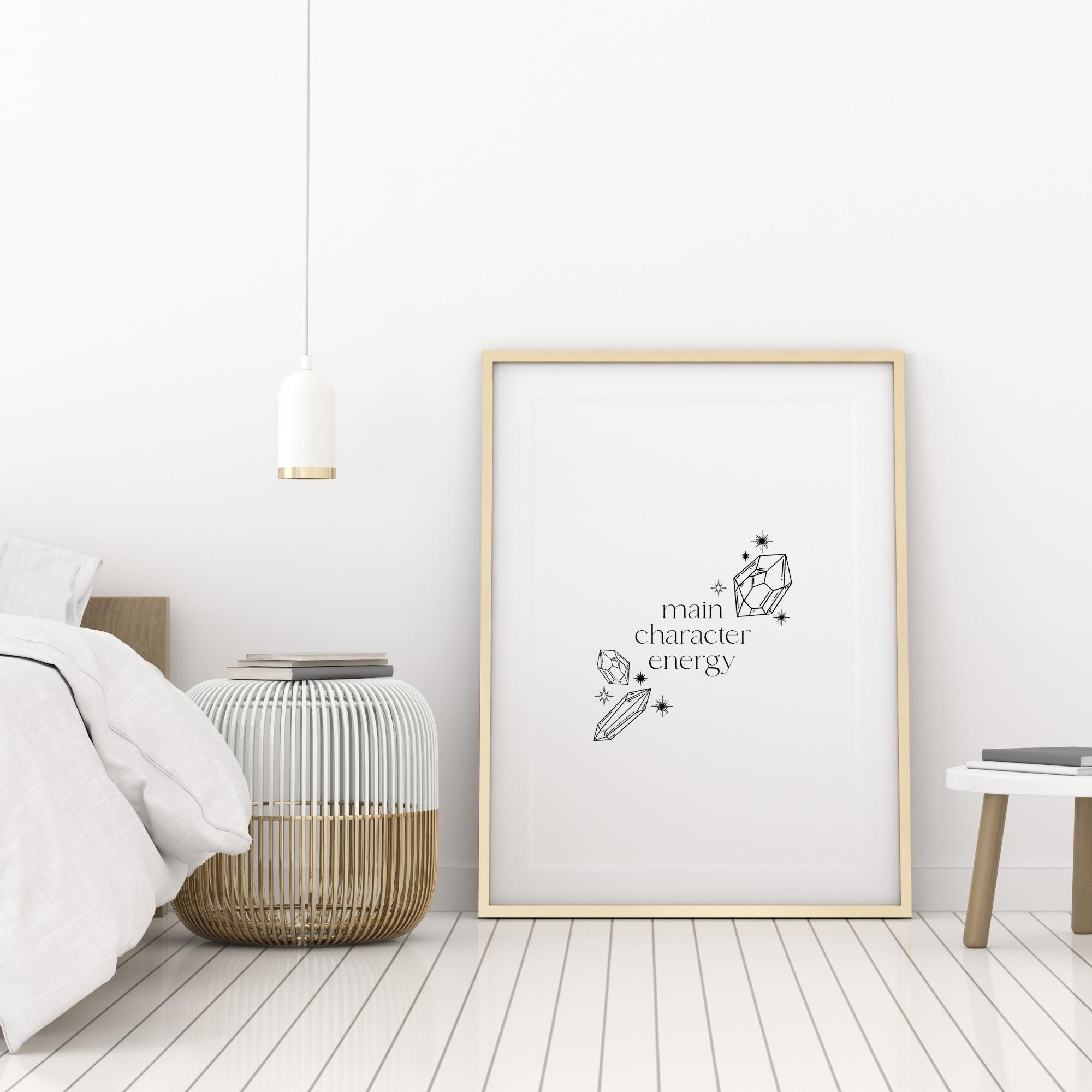 Main Character Energy Printable Mindset Quotes Confidence - Etsy