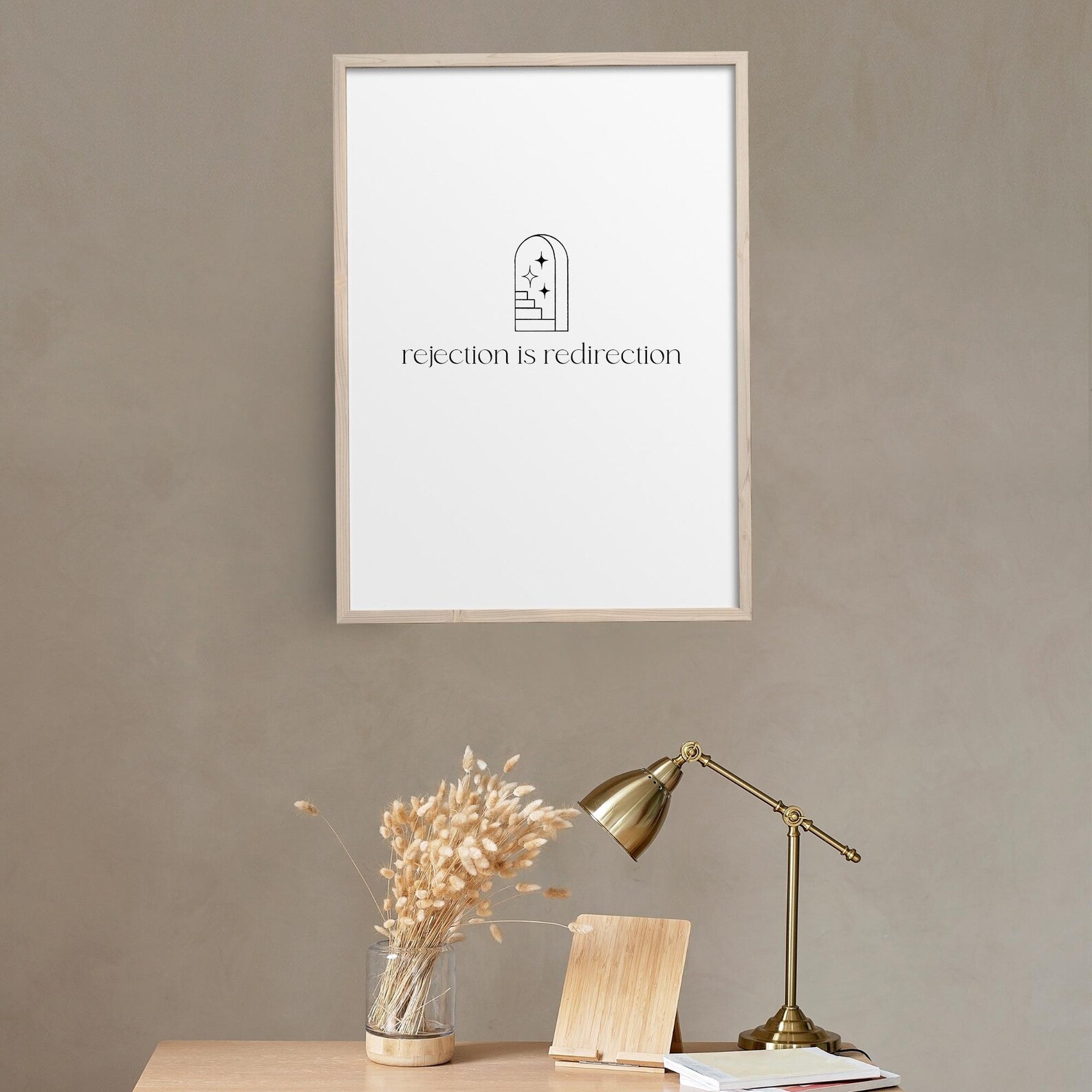 Rejection is Redirection, Printable Quote, Printable Poster, Digital ...