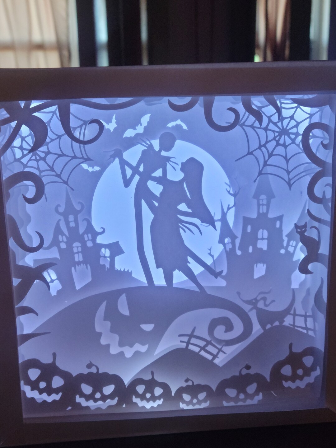 Jack Skellington Shadow Box - Etsy