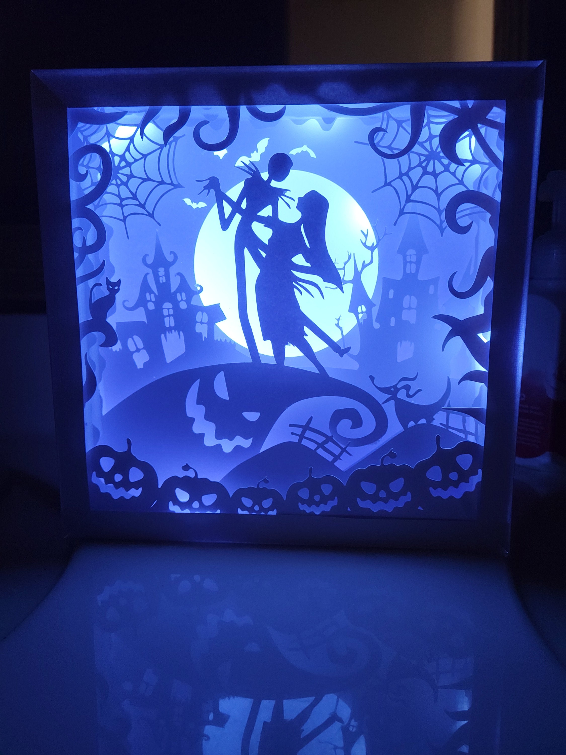 Jack Skellington Shadow Box - Etsy