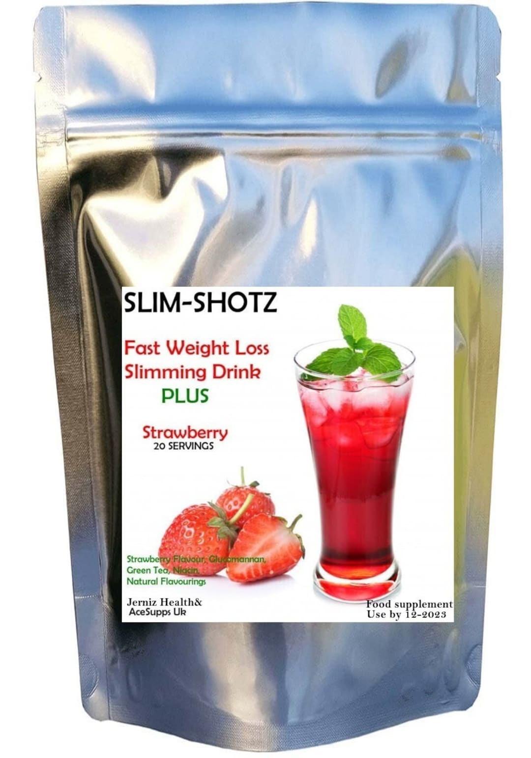 Jerniz Health Summer Body Slim Shots Strawberry Juice Mix Appetite ...