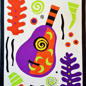 Henri Matisse Educational Paper Art Project for Kids. Learning Tutorial ...