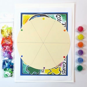 Educational Art Kits for Kids! Color Wheel Art Project Kit. Tutorial ...