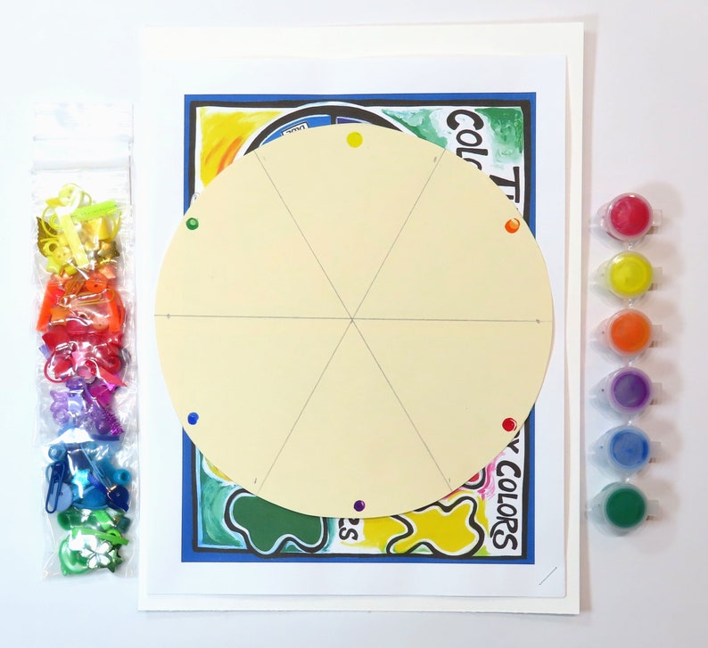 Educational Art Kits for Kids! Color Wheel Art Project Kit. Tutorial ...