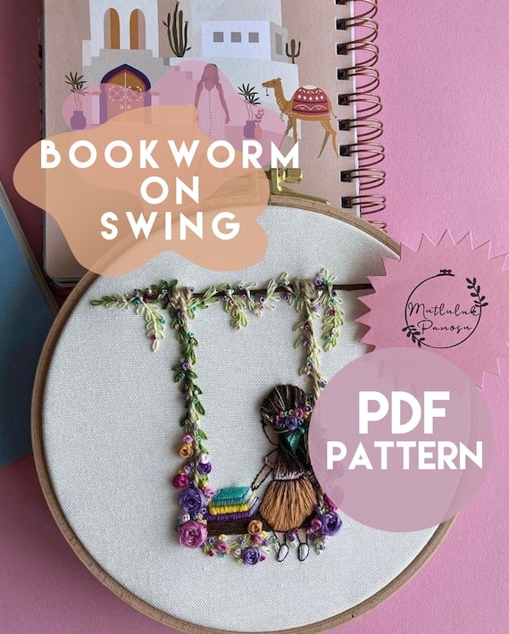 Embroidery Pattern PDF Pattern With Color and Stitch Guide - Etsy