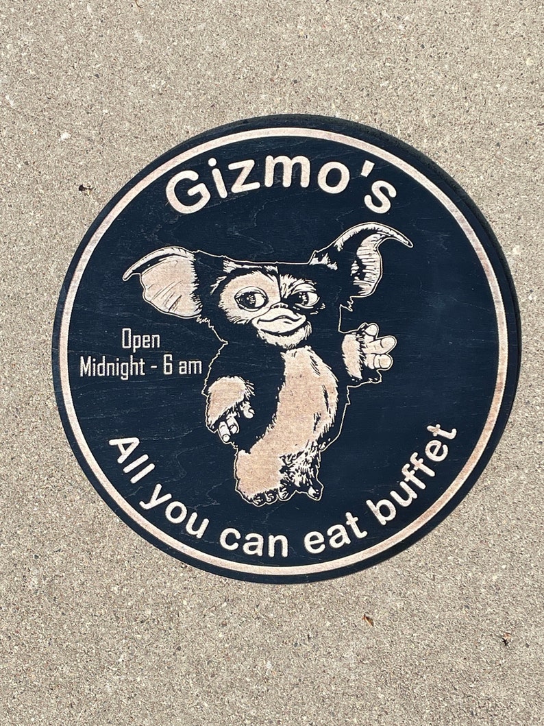 Gizmo Halloween Sign, Halloween Decoration - Etsy