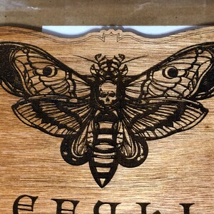 Engraved Wooden Spirit Ouija Board, Custom Engraved Spirit Board for ...