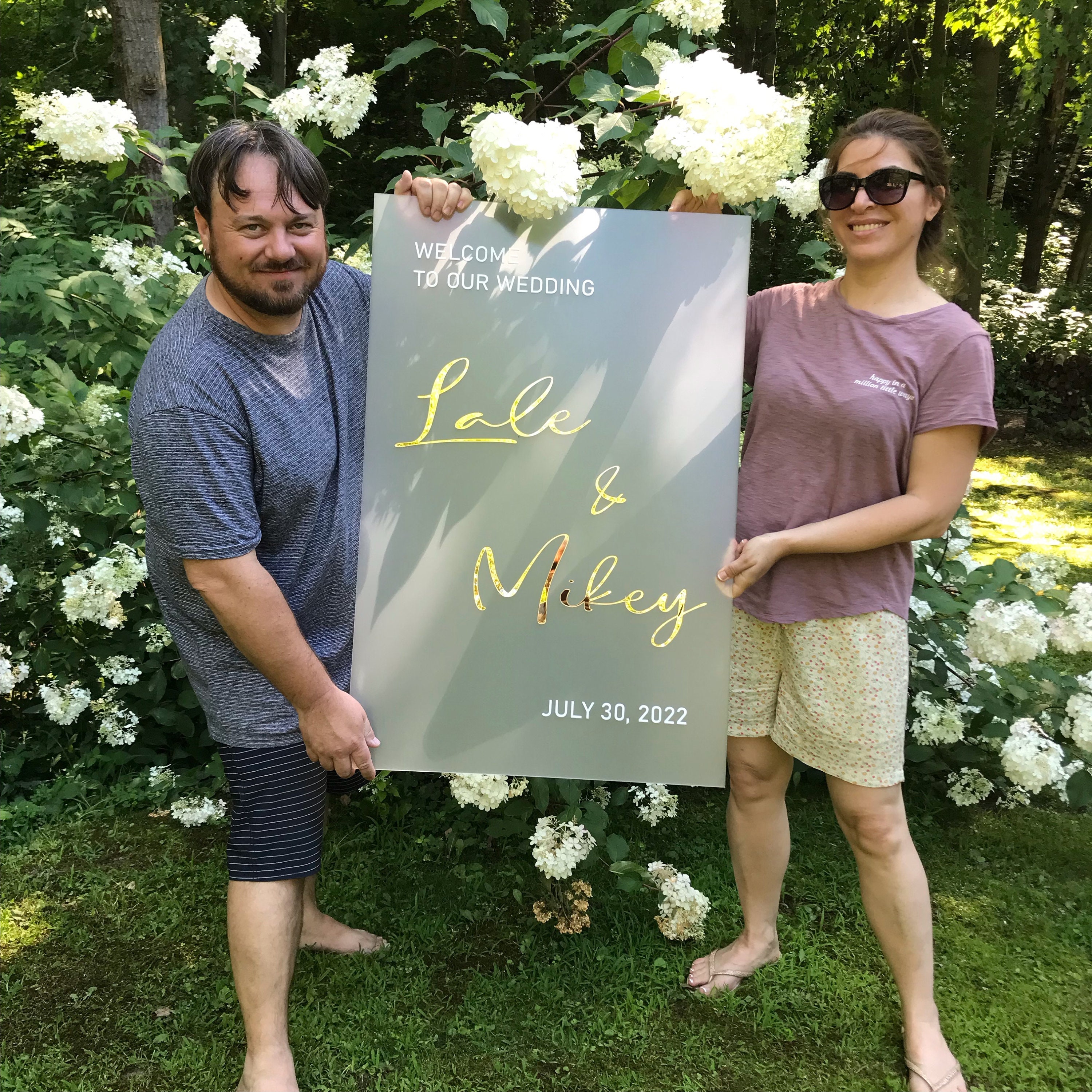 Custom Large Acrylic Sign, Baby Shower Sign, Wedding Sign, Personalized ...