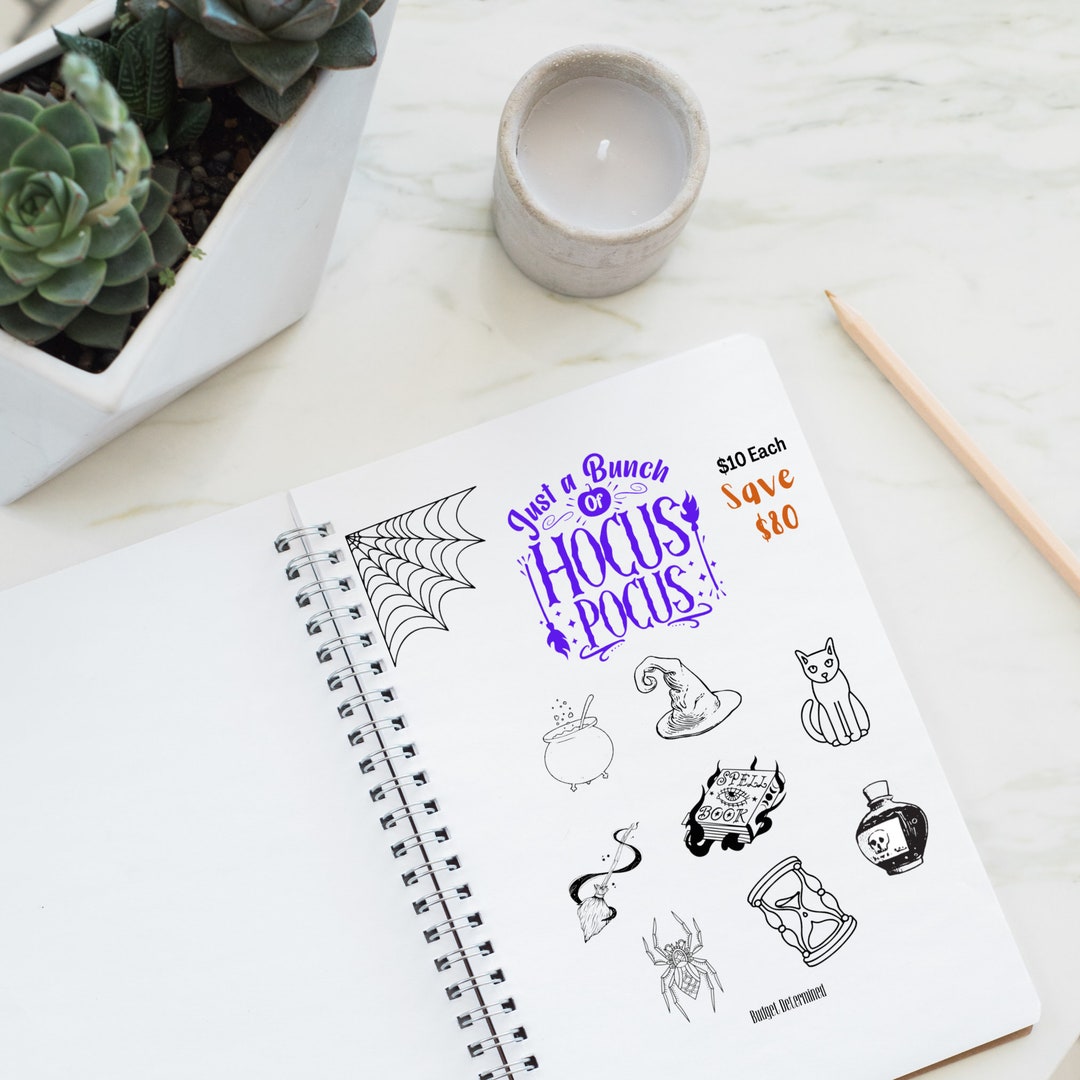 Printable Hocus Pocus Halloween Savings Challenge - Etsy