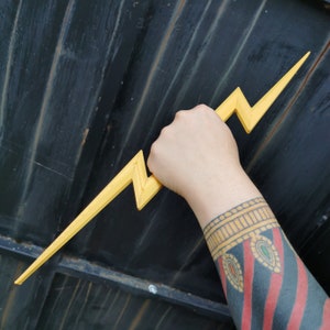 Zeus' Lightning Bolt Prop, Thunderbolt Replica - 3D Printed - Etsy