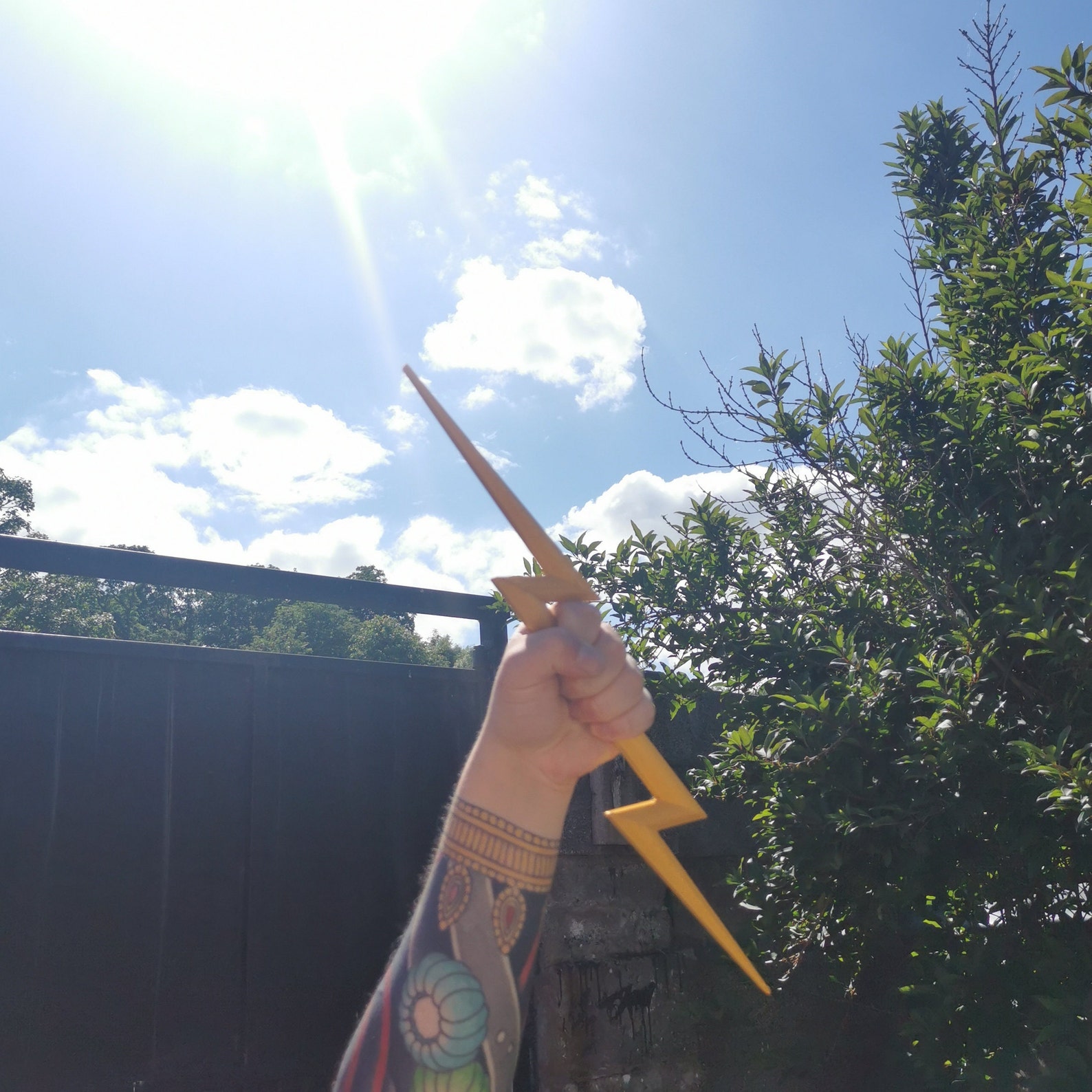 Zeus' Lightning Bolt Prop, Thunderbolt Replica - 3D Printed - Etsy