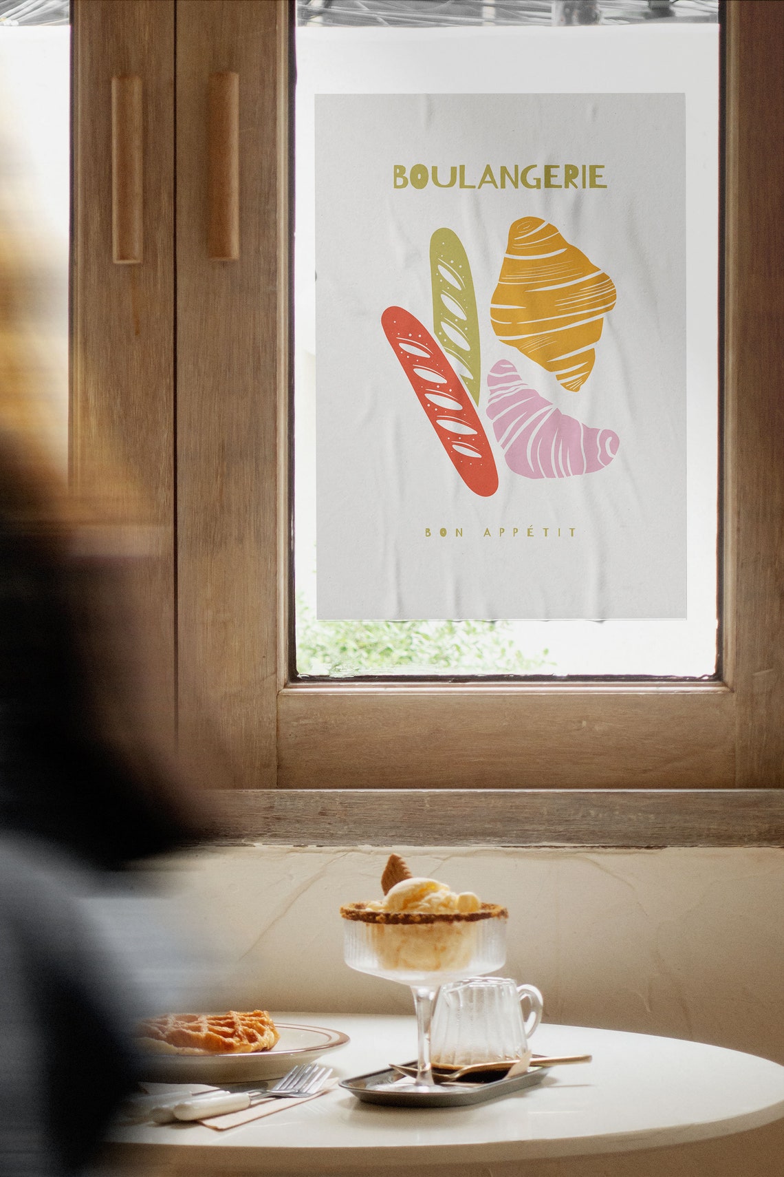 Printable Patisserie and Bakery Posters Wall Art Illustration Minimal ...