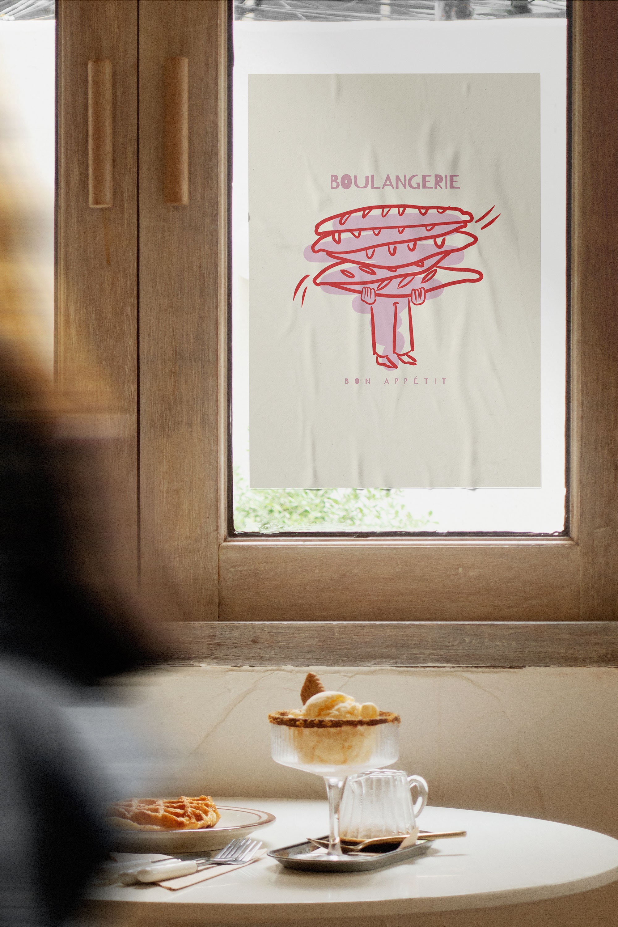 Printable Patisserie and Bakery Posters Wall Art Illustration Minimal ...