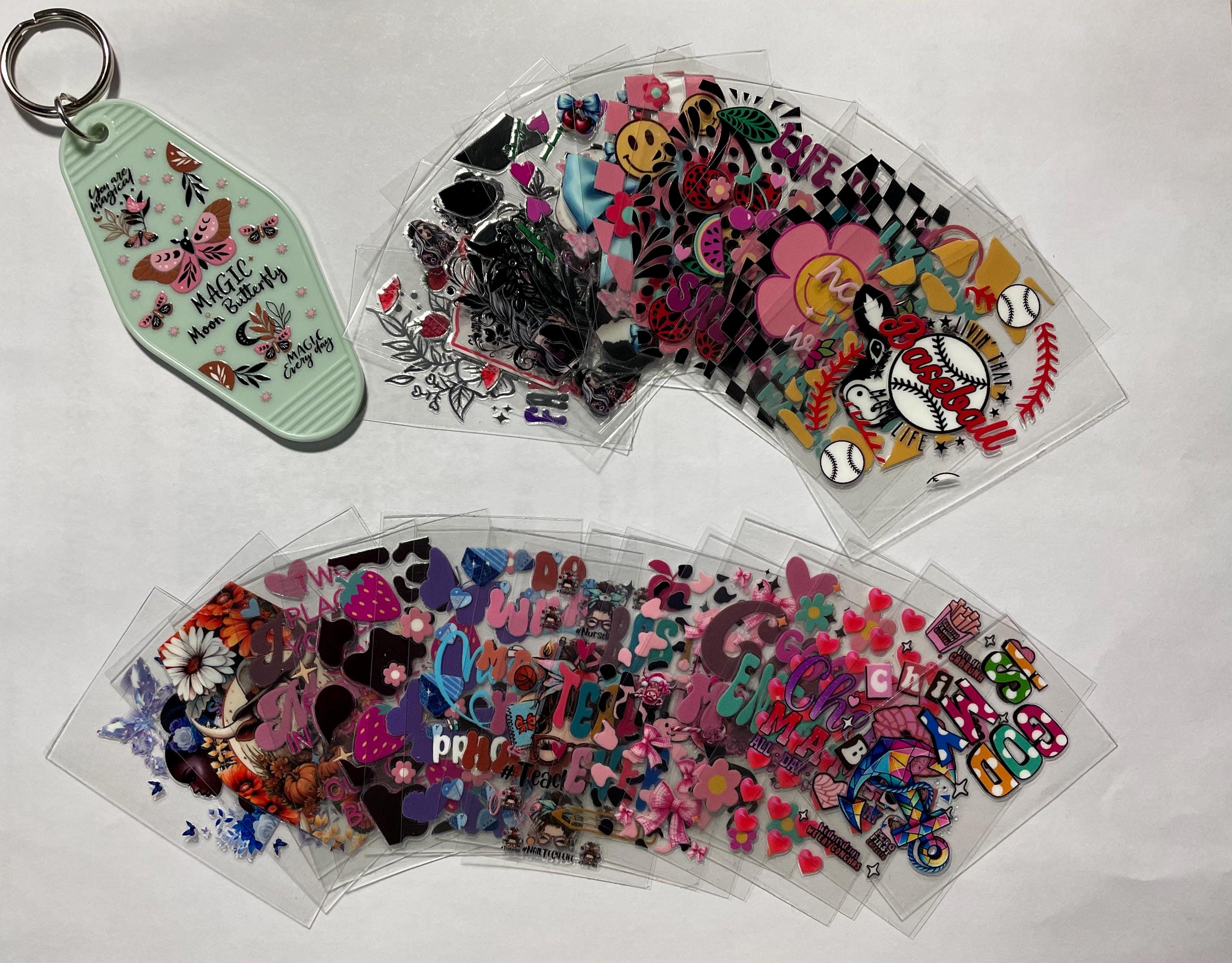 UV DTF Motel KEYCHAIN Wraps Mixed Bundles ***read Description Update ...