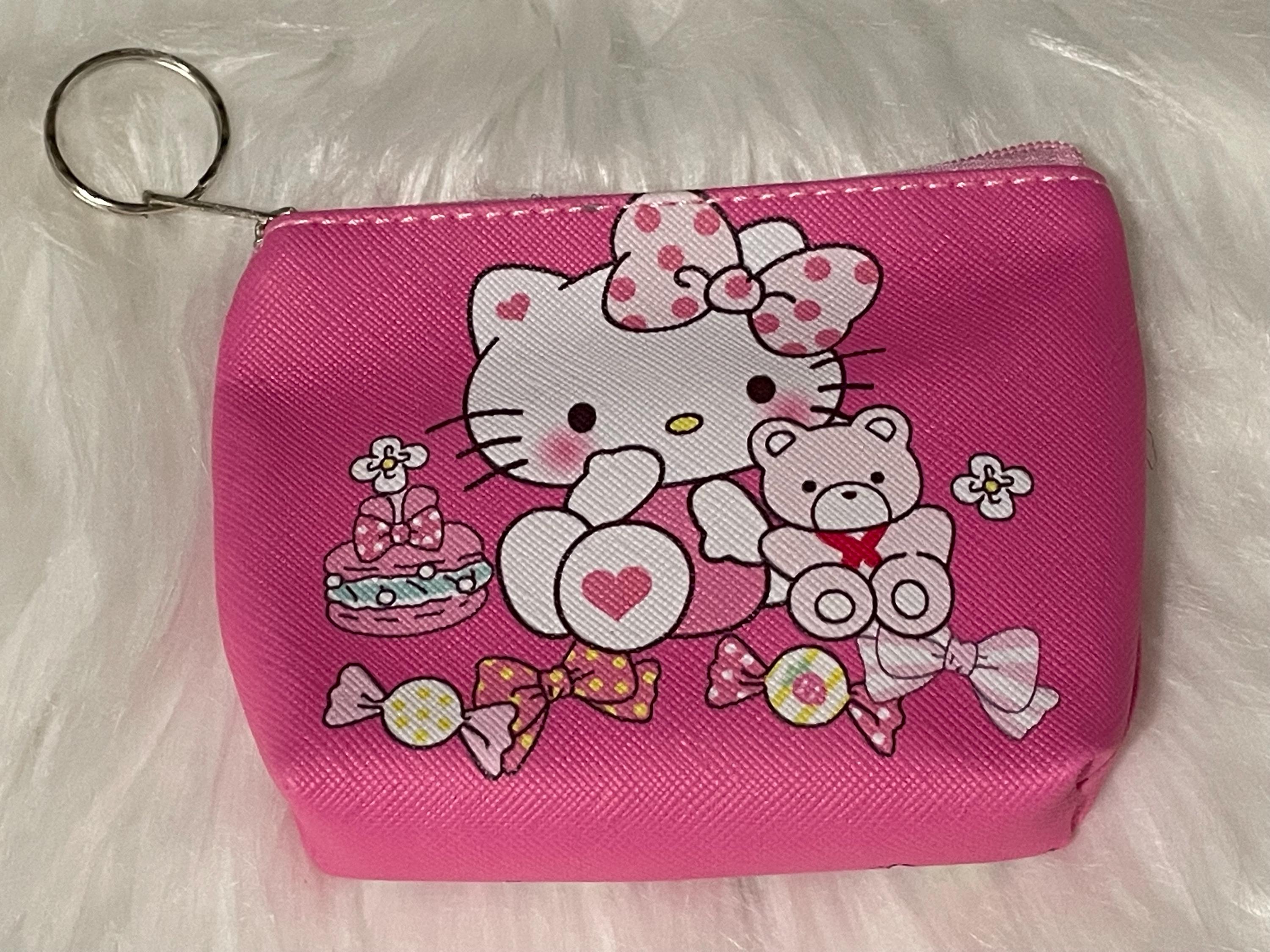 Sanrio Friends Zippered Coin Purse Card Holder HK Hello Kitty Melody ...