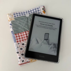Kindle Multicolor Patchwork Handmade Quilted Sleeve, Kindle Sleeve ...