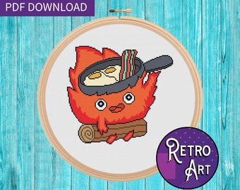 Calcifer Pattern - Etsy