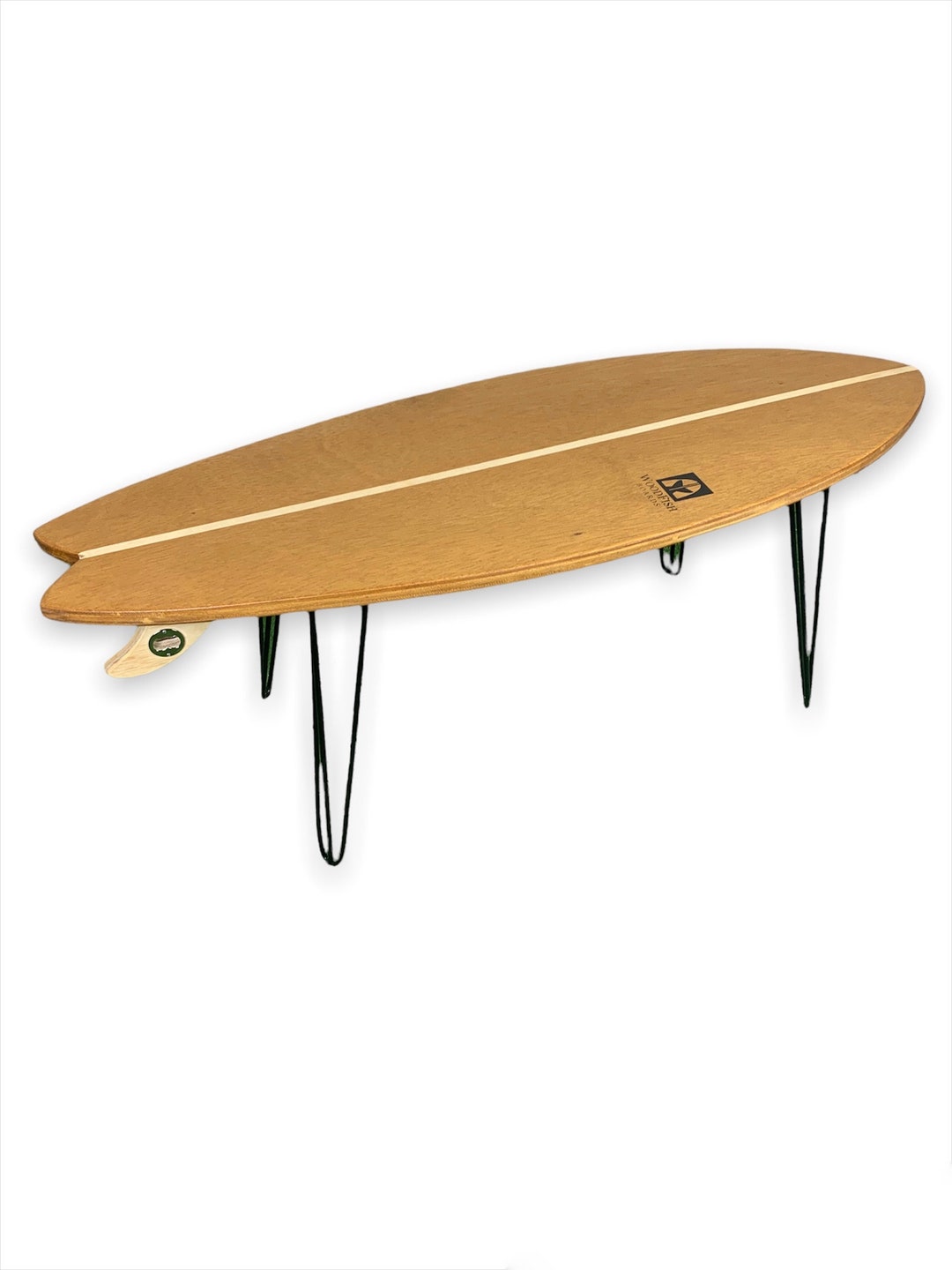 Surfboard Longboard Coffee Table / Wood - With Built in Bottle Opener ...