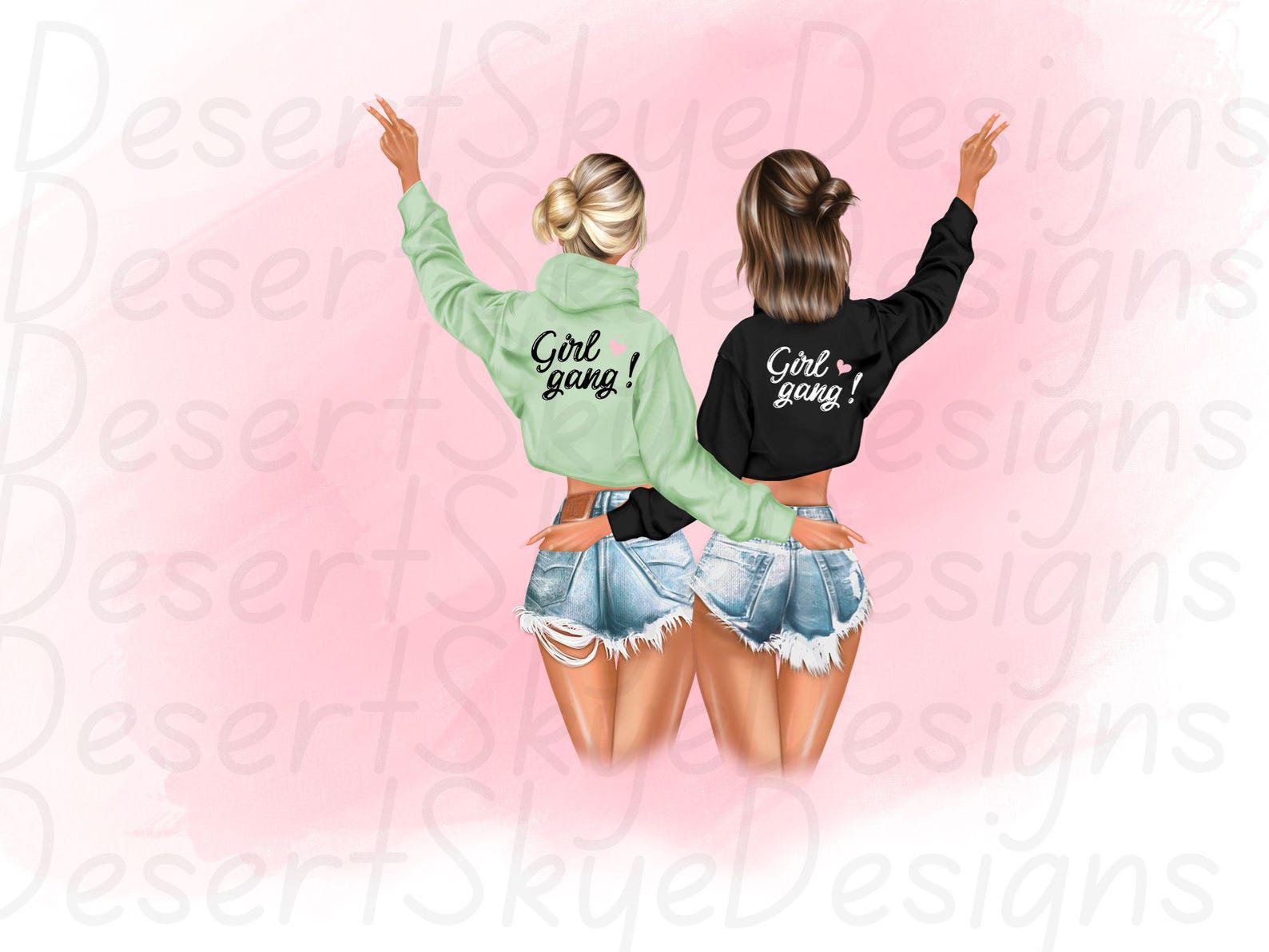Personalized Digital Design: Besties With Matching Shirts - Etsy