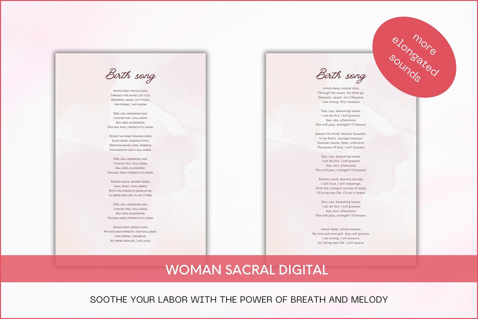 Customizable Hypnobirthing Birth Song | Pregnancy & Labor Support ...