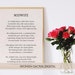 Digital Editable "love Divine" Midwife Poem, Personalized Gift, Nursery ...