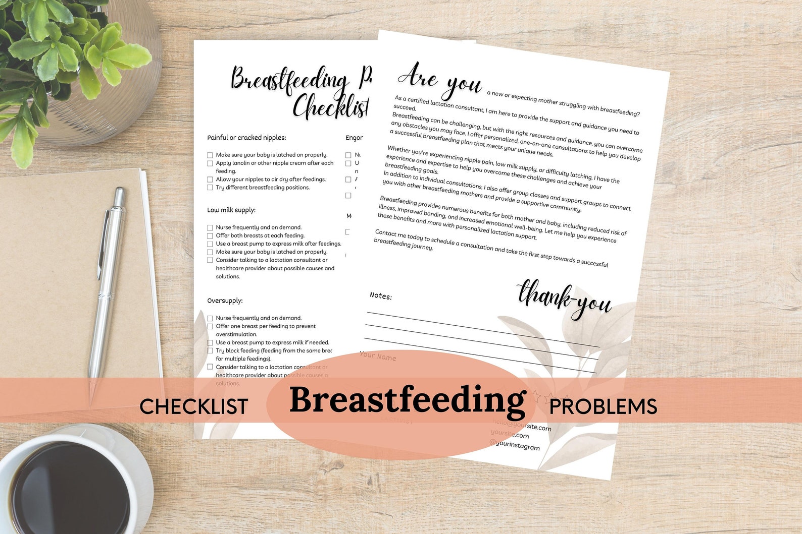 Breastfeeding Solutions: Your Comprehensive Digital Checklist for ...