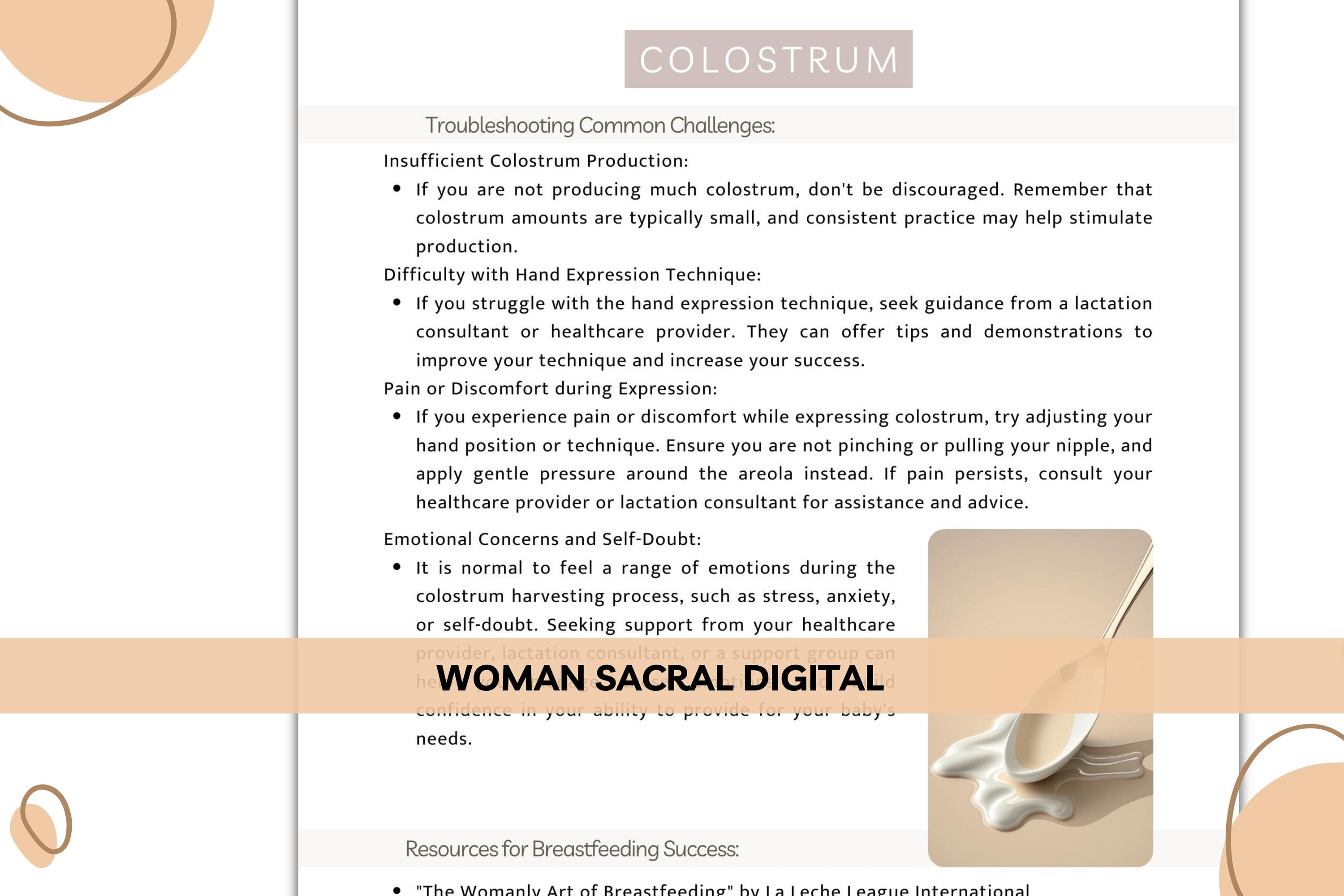 The Essential Guide to Colostrum Harvesting Editable Digital - Etsy