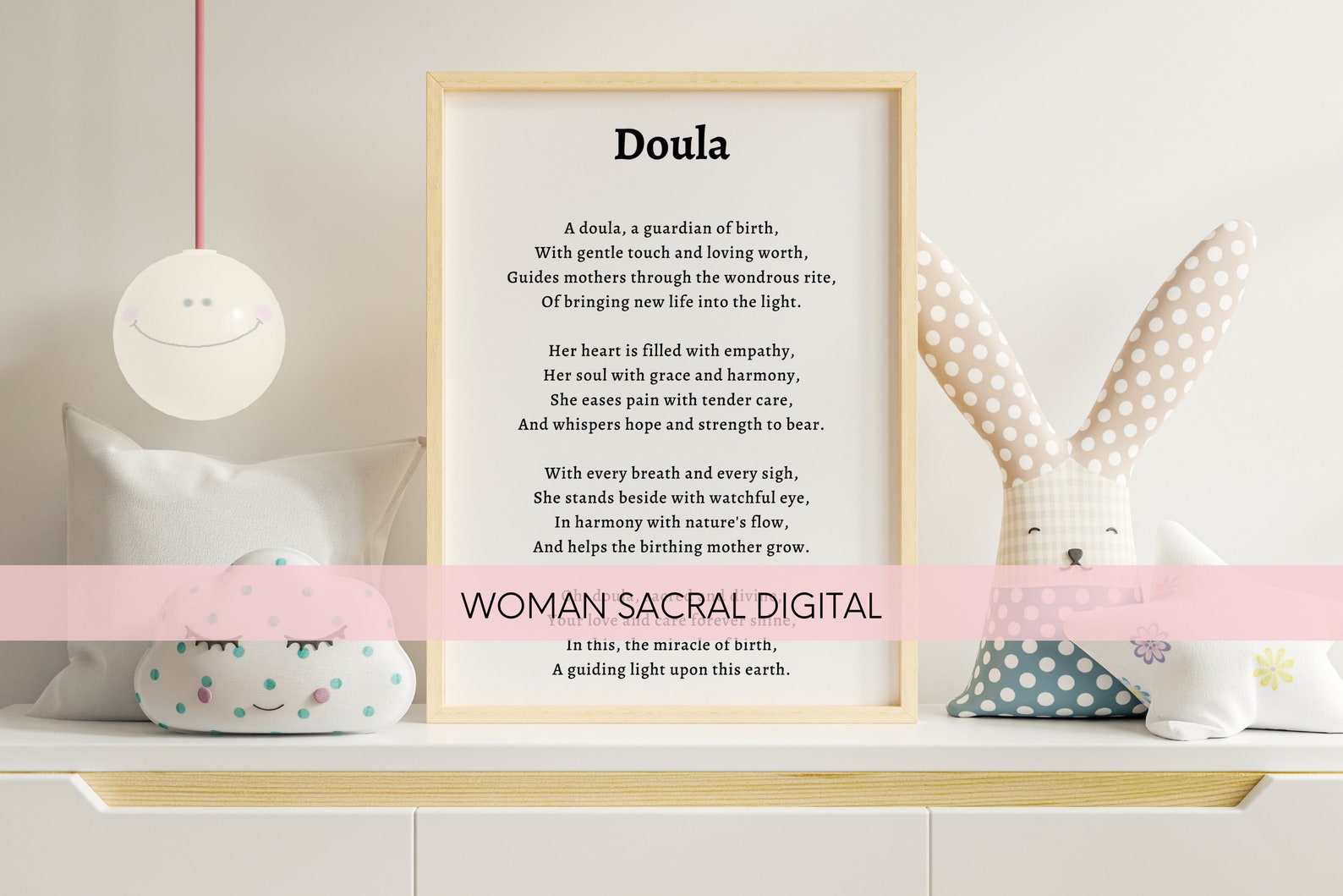 Beautiful Doula Poem Poster: Celebrate the Power of Birth. Editable ...