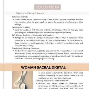 The Essential Guide to Colostrum Harvesting - Editable Digital and ...