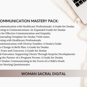 Doula Communication Mastery Pack: Essential Digital Handouts for Doulas, Instructors, Birth ...