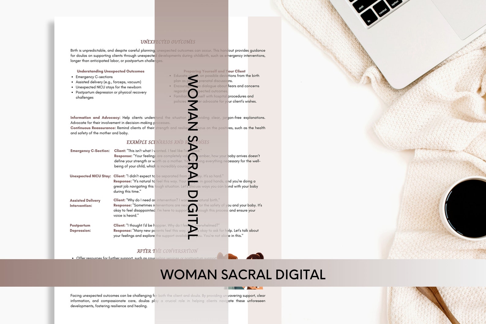 Doula Communication Mastery Pack: Essential Digital Handouts for Doulas ...
