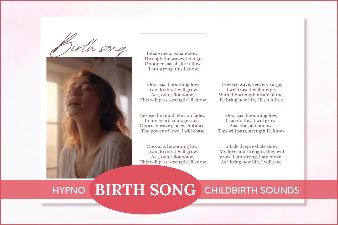 Customizable Hypnobirthing Birth Song | Pregnancy & Labor Support ...