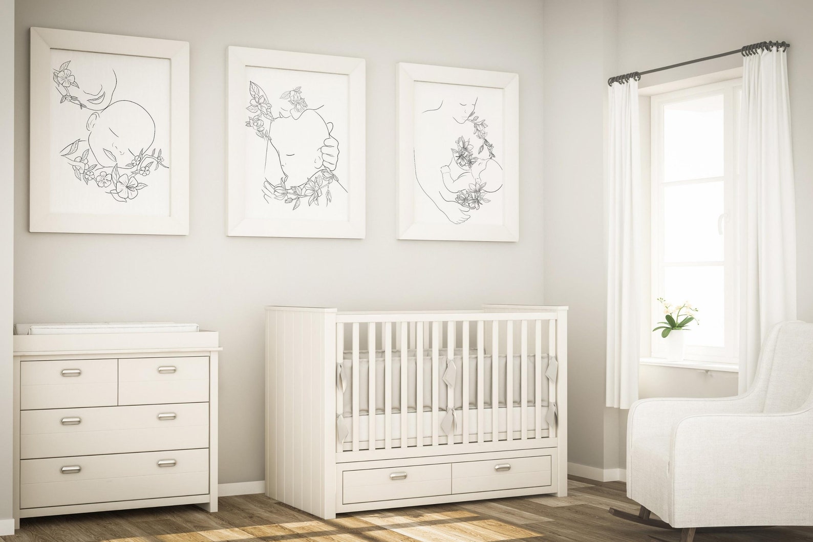 Breastfeeding Art for Lactation Consultant Office Decor Doula - Etsy