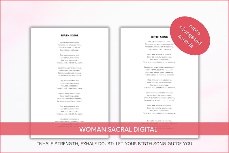Customizable Hypnobirthing Birth Song | Pregnancy & Labor Support ...