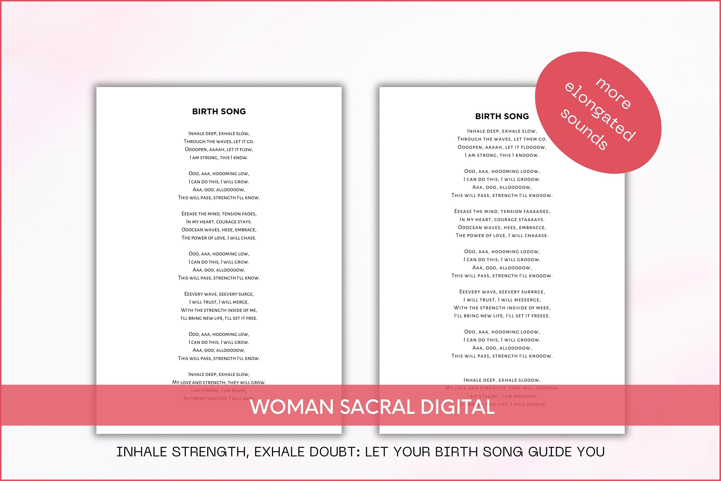 Customizable Hypnobirthing Birth Song | Pregnancy & Labor Support ...
