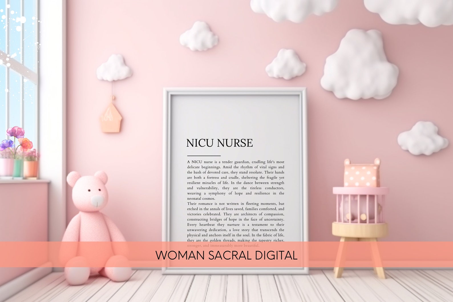 Guardian of Beginnings: Inspirational NICU Nurse Definition Digital ...
