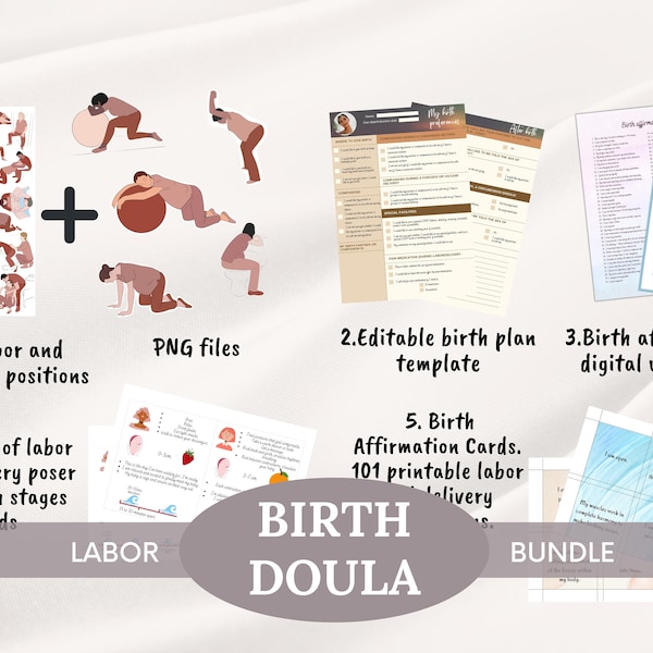 Labor Position Card - Etsy