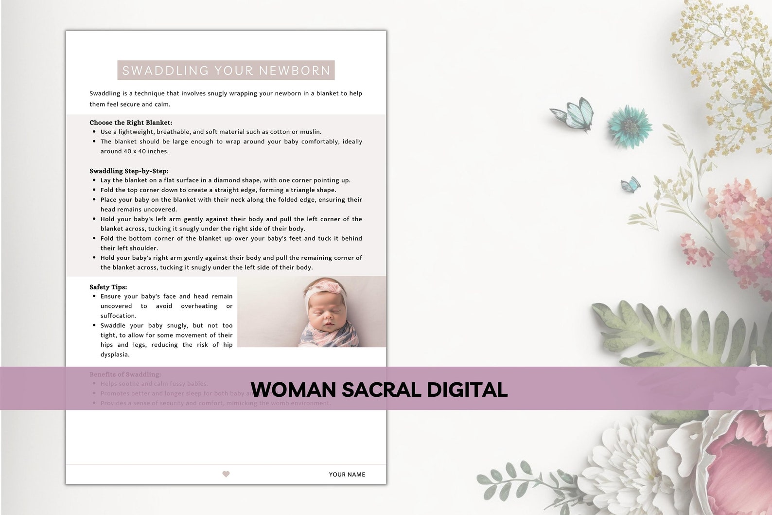 New Parent Essential Handouts Bundle: Expert Care Tips for - Etsy