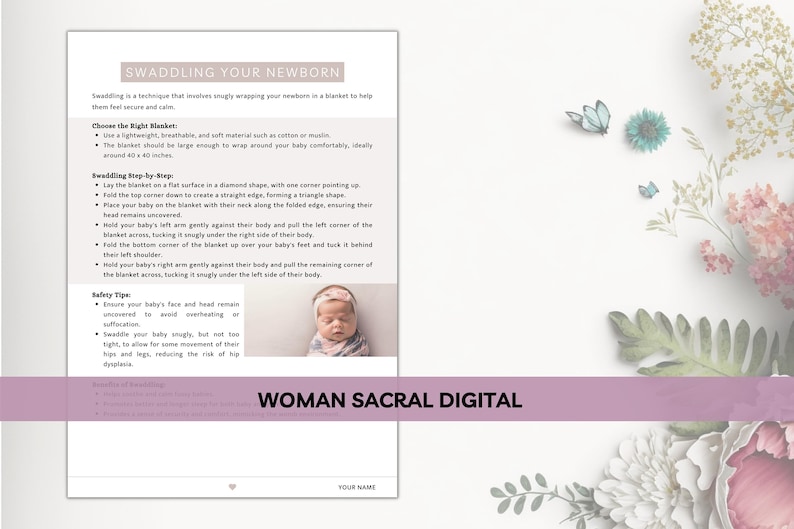 New Parent Essential Handouts Bundle: Expert Care Tips for Your Newborn ...