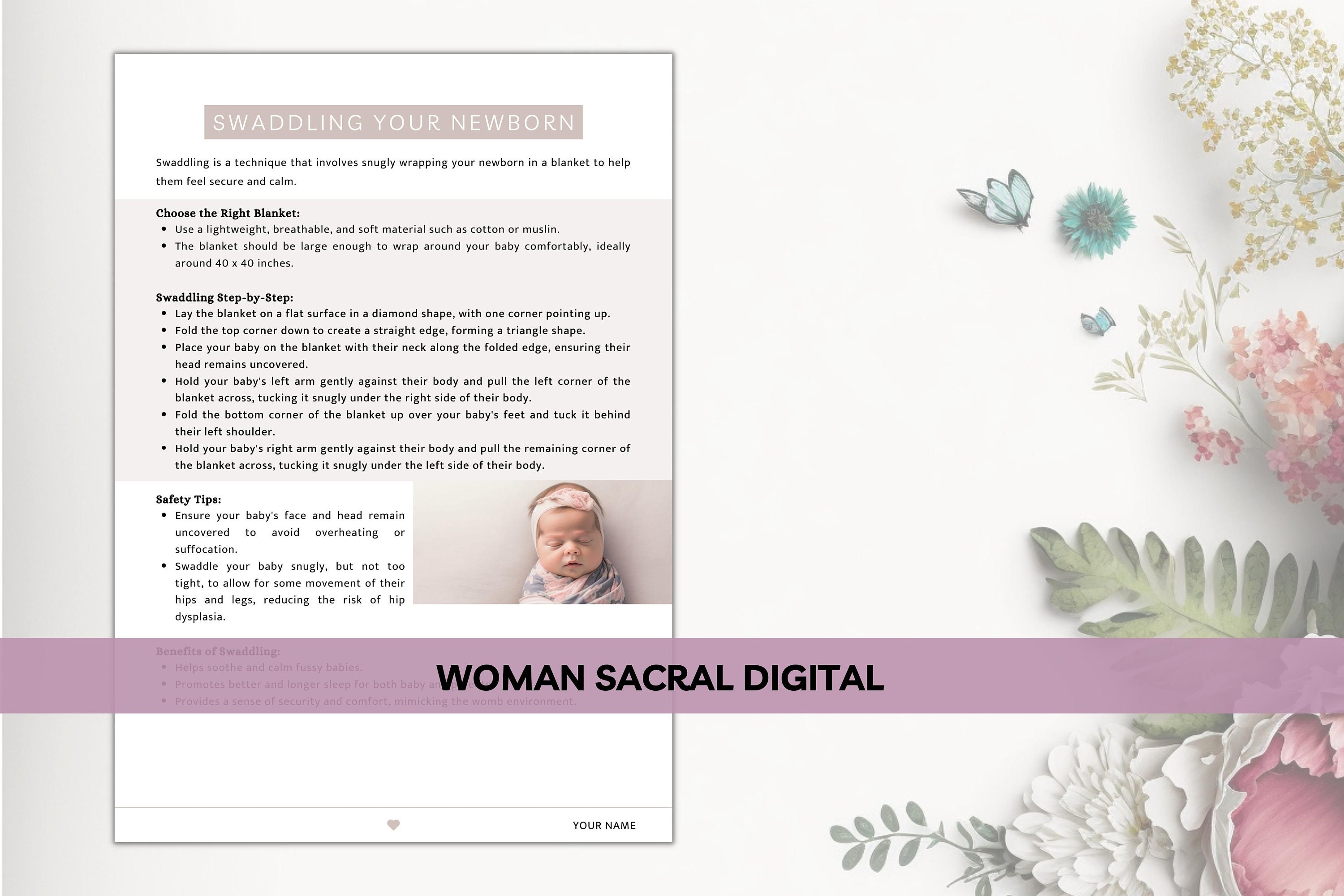 New Parent Essential Handouts Bundle: Expert Care Tips for Your Newborn ...