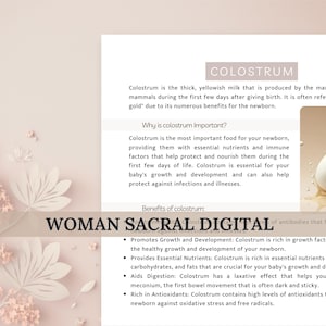Colostrum: the Essential First Food for Your Newborn - Handout for ...
