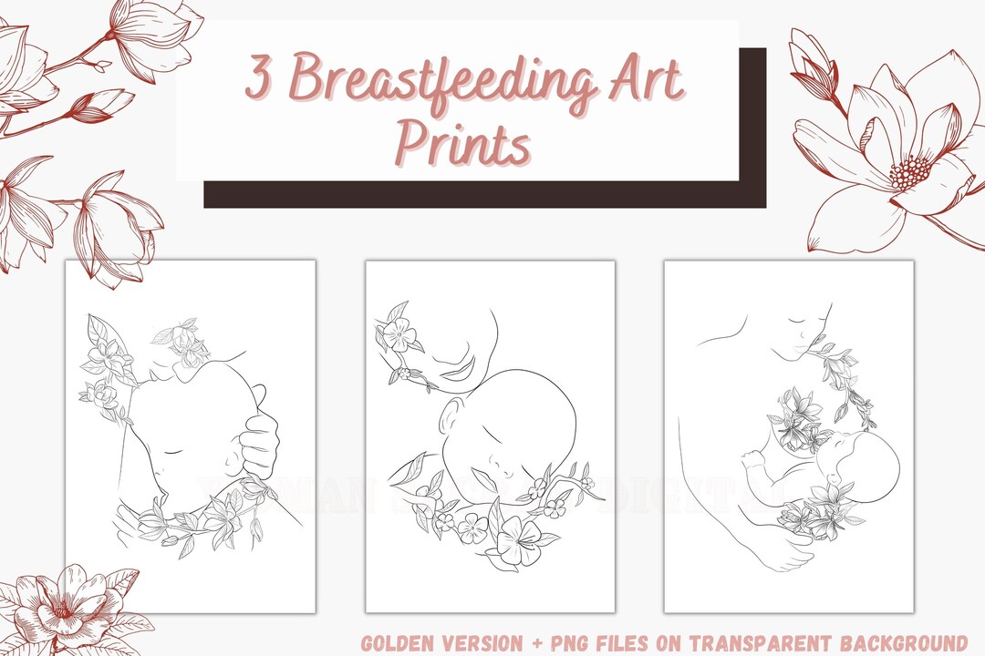 Breastfeeding Art for Lactation Consultant Office Decor, Doula Gift ...