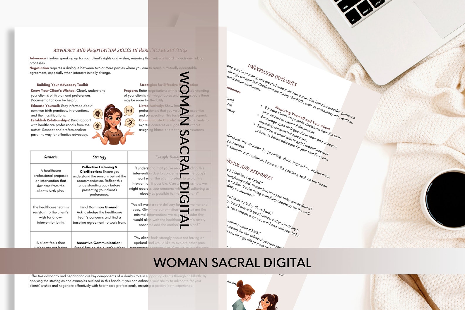 Doula Communication Mastery Pack: Essential Digital Handouts for Doulas ...