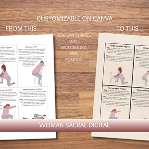 Labor and Delivery Positions Flashcards, Digital Cards With Child Birth ...