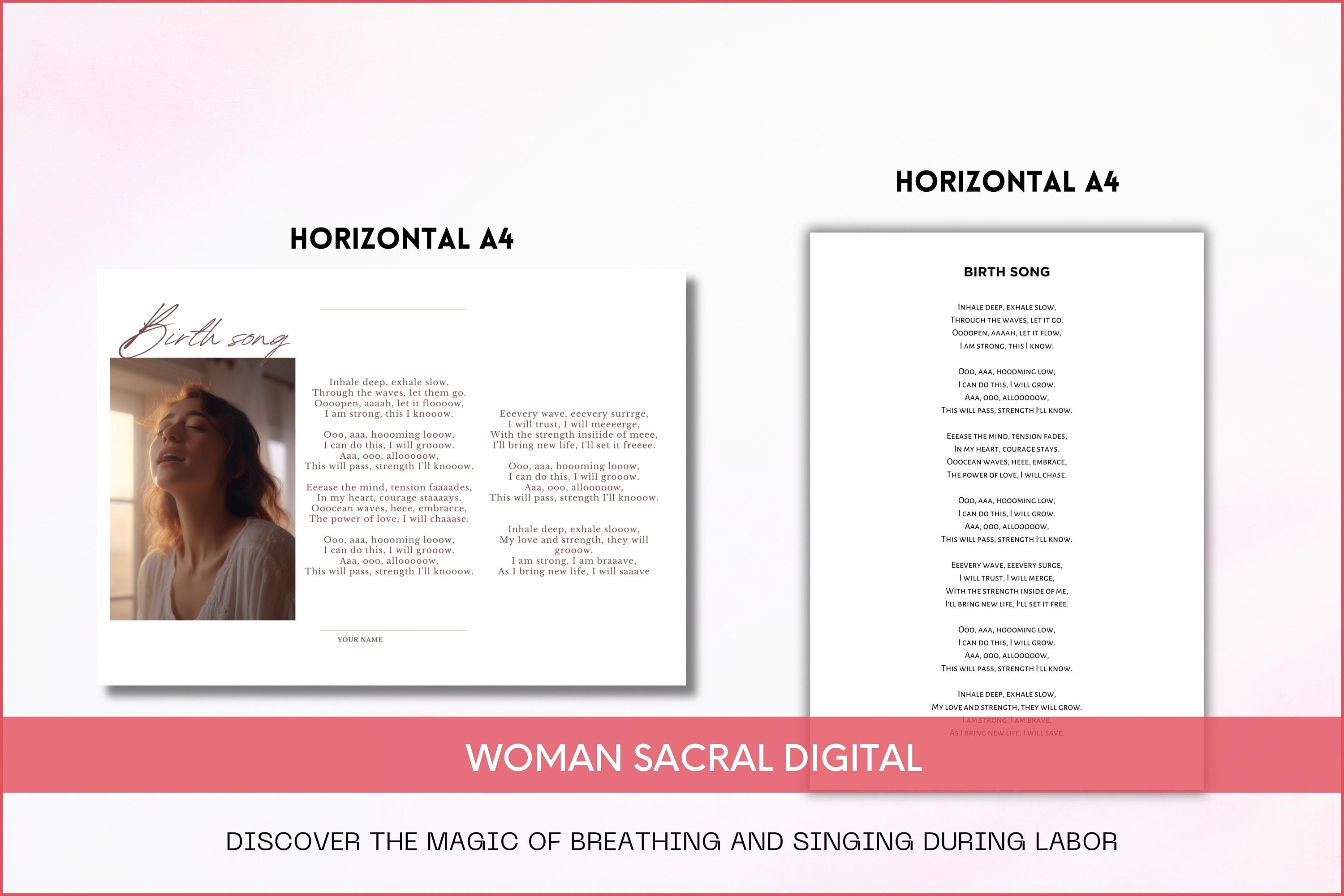 Customizable Hypnobirthing Birth Song | Pregnancy & Labor Support ...