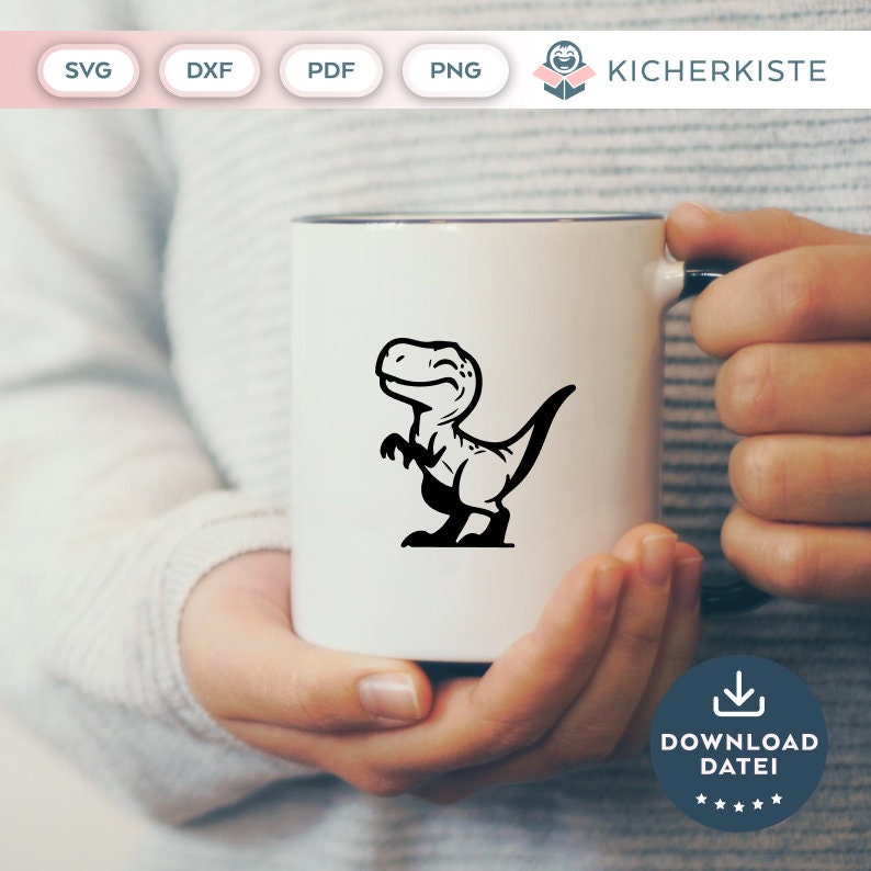 Bundle Plotterdatei Dinosaurier SVG PNG Deutsche Schneidedatei Clipart Dinos Selbst Drucken ...