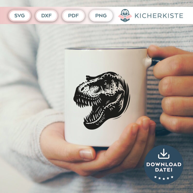 Bundle Plotterdatei Dinos SVG PNG Deutsche Schneidedatei Clipart Dinosaurier Selbst Drucken ...