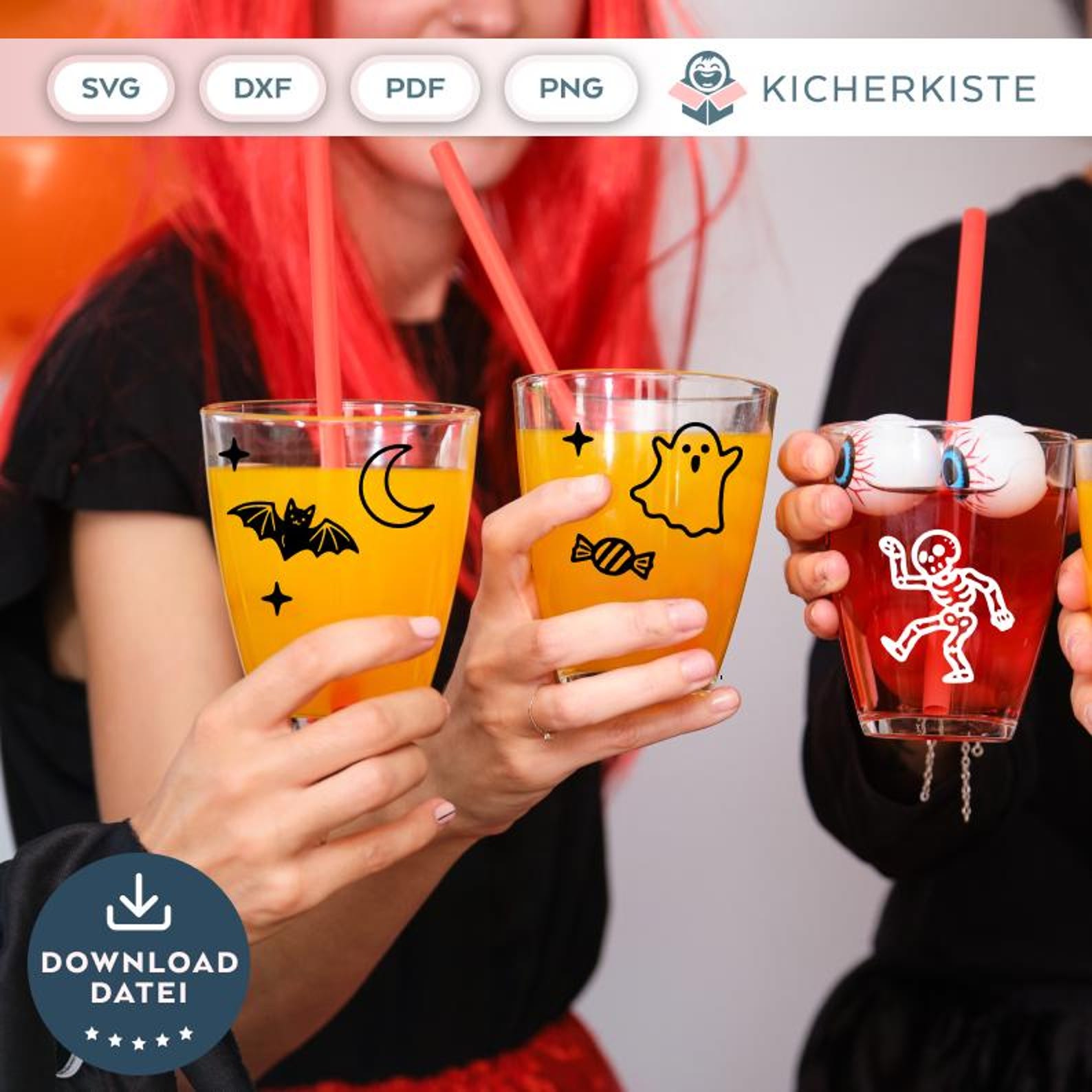 Bundle Plotterdatei Halloween SVG PNG Halloween Motive Clipart Funny Halloween Svg Selbst ...