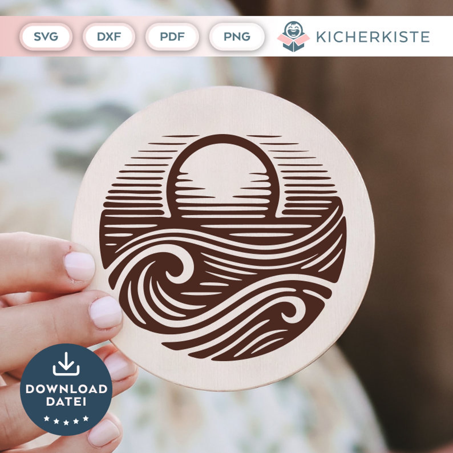 Plotterdatei Meer SVG PNG Deutsche Schneidedatei Clipart Leuchtturm Sonnenuntergang Meer selbst ...